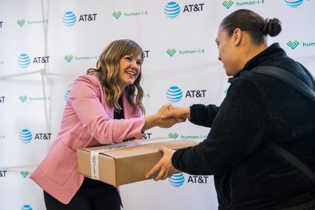 Ahead Of All Star Weekend Utahns In Need Receive Laptops Atandt Connects